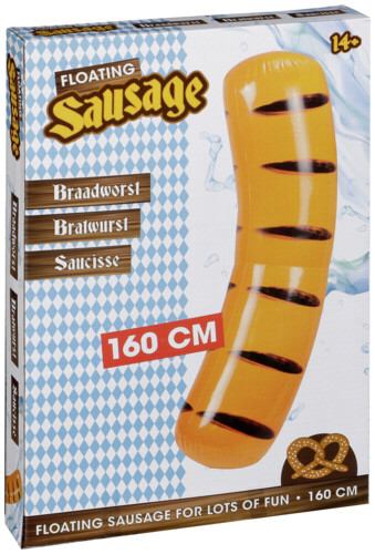 Schwimm Bratwurst aufblasbar (SAUSAGE FLOAT) im MillionStore zum Preis ...