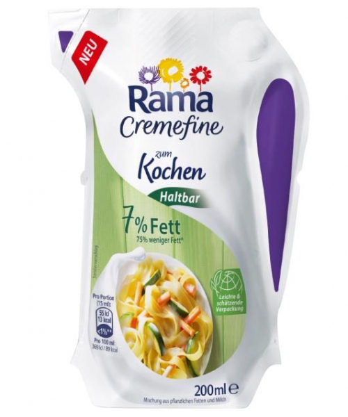 RAMA CREMEFINE KOCHEN 7% 200ML (1 Flasche) im MillionStore zum Preis ...