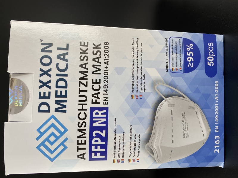Dexxon Medical FFP2 NR CE2163 Burgundy im MillionStore zum Preis von 1 ...